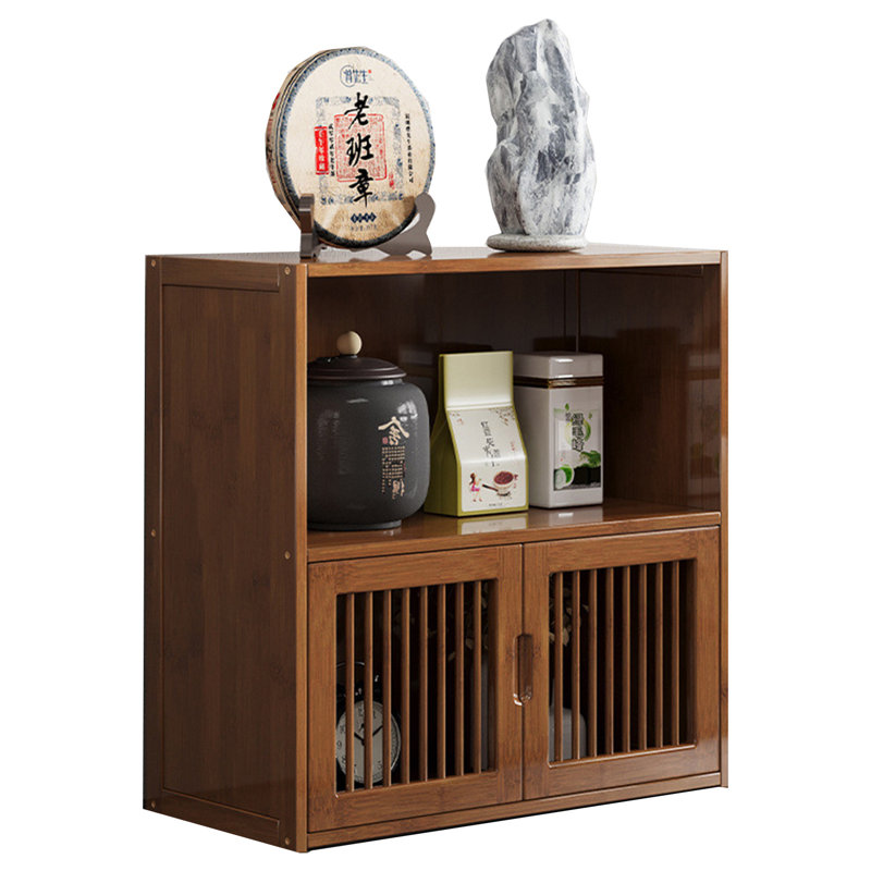 Millwood Pines Davone Solid Wood 2 - Door Accent Cabinet | Wayfair